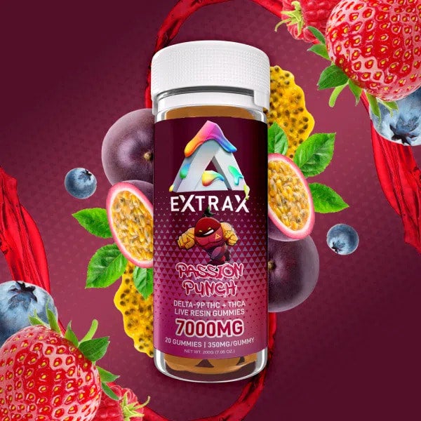 Delta Extrax THCa 7000mg Gummies | Adios Blend | Bluntly Canna
